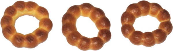 Franzeluta Crisp Bread Rings Daisy with Vanilla Flavour