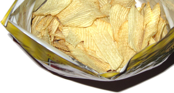 Herr's Baked Ripple Cut Potato Crisps Original
