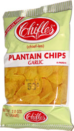 Chifles Plantain Chips Garlic