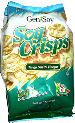 GeniSoy Soy Crisps Tangy Salt 'N Vinegar