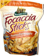 New York Style Focaccia Sticks Quattro Formaggio