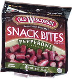 Old Wisconsin Snack Bites Pepperoni Flavored