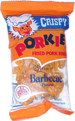 Porkies Crispy Fried Pork Rinds Barbecue Flavored