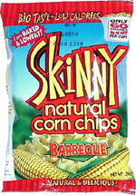 Skinny Natural Corn Chips Barbeque
