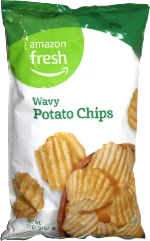 Amazon Fresh Wavy Potato Chips