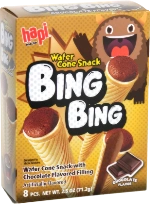 Hapi Snacks Bing Bing Wafer Cone Chocolate Flavor