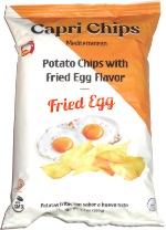 Capri Chips Mediterranean Potato Chips with Fried Egg Flavor