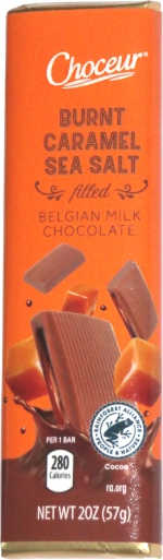 Choceur Burnt Caramel Sea Salt filled Belgian Milk Chocolate