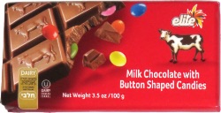 Elite Milk Chocolate with Button Shaped Candies