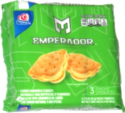 Gamesa Emperador Lemon Sandwich Cookies