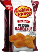 Golden Flake Dip Style Mesquite Barbecue Potato Chips