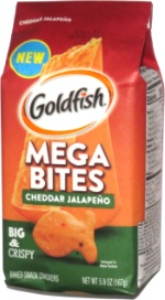 Goldfish Mega Bites Cheddar Jalapeño