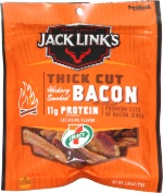 Jack Link's Thick Cut Hickory Smoked Bacon Premium Cuts of Bacon Jerky
