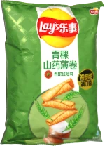 Lay's Highland Barley Thin Yam Rolls Fragrant Red Stew Flavor