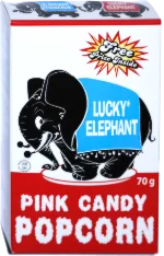 Lucky Elephant Pink Candy Popcorn