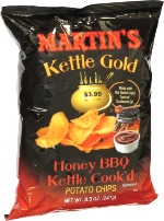 Martin's Kettle Gold Honey BBQ Kettle Cook'd Potato Chips