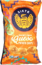 Siete Dairy Free Queso Potato Chips