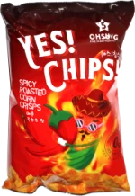 Yes! Chips! Spicy Roasted Corn Crisps