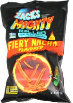 Zack's Mighty Rolled Tortilla Chips Fiery Nacho