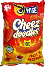 Wise Cheez Doodles Baked Puffs Hot & Honey