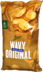 Lowes Wavy Original Potato Chips