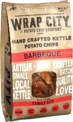 Wrap City Hand Crafted Kettle Potato Chips Barbeque
